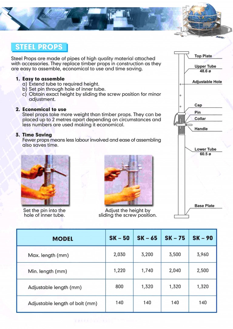 Steel Props – SK Mega